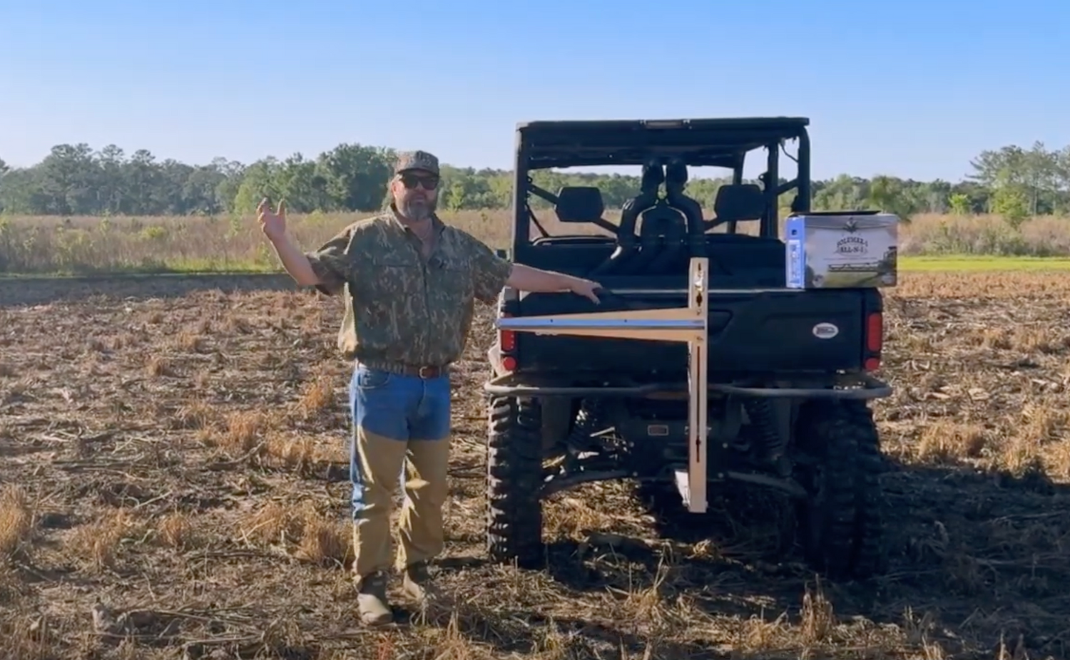 Side Swiper Boom Accessory for Directional Spraying | Plot Blaster