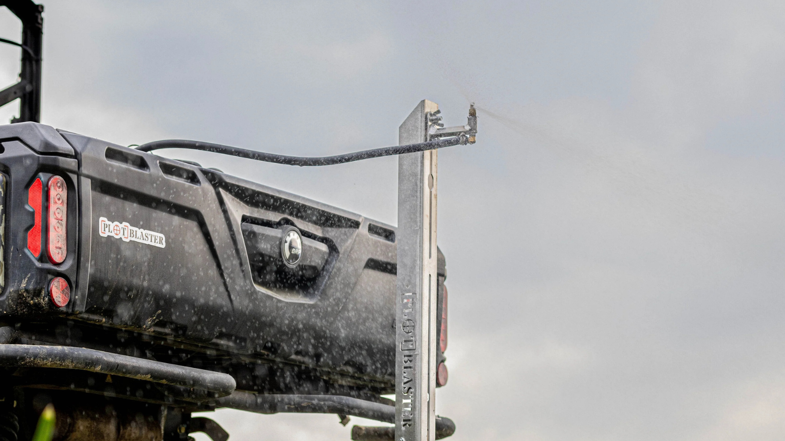 Plot Blaster | Boomless Sprayer for ATVs, UTVs, Golf Carts & More